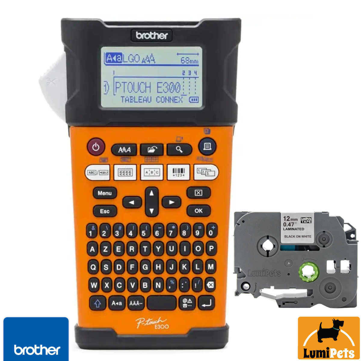 Cinta Alternativa para Brother PT-E300 – Resistente y Profesional ...